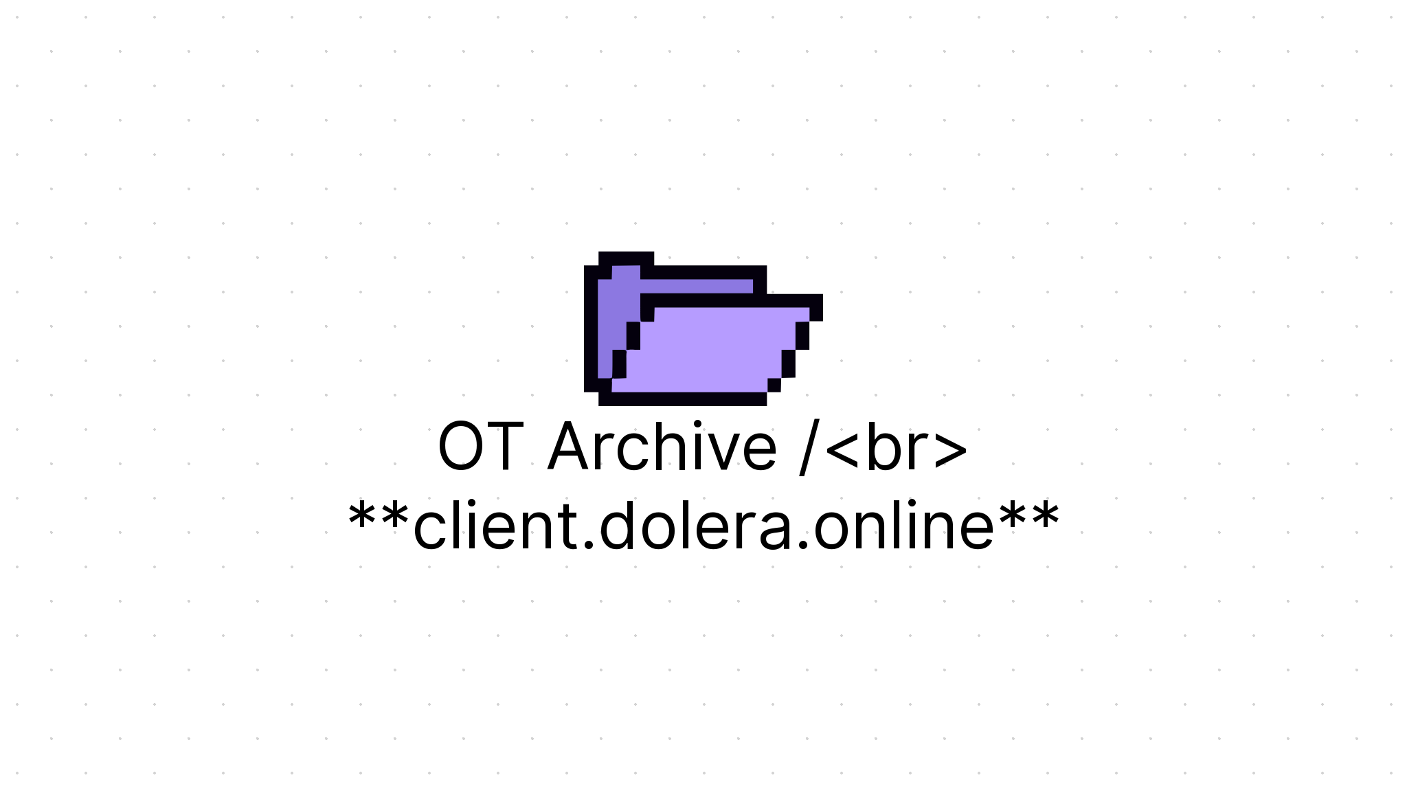 client.dolera.online | OT Archive